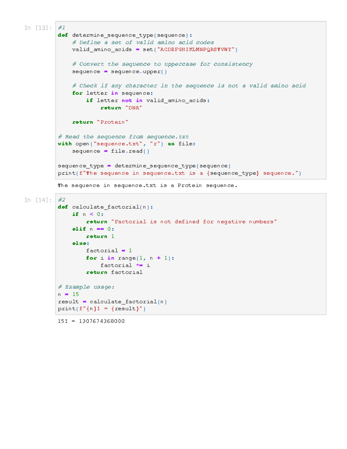 Lab4-Neksha - Lab 4 - The sequence in sequence is a Protein sequence ...