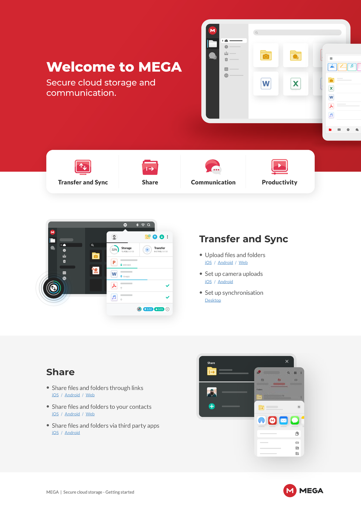 Welcome To Mega Tutorial On Mega 32 Storagetransfer15 50 Gb 800