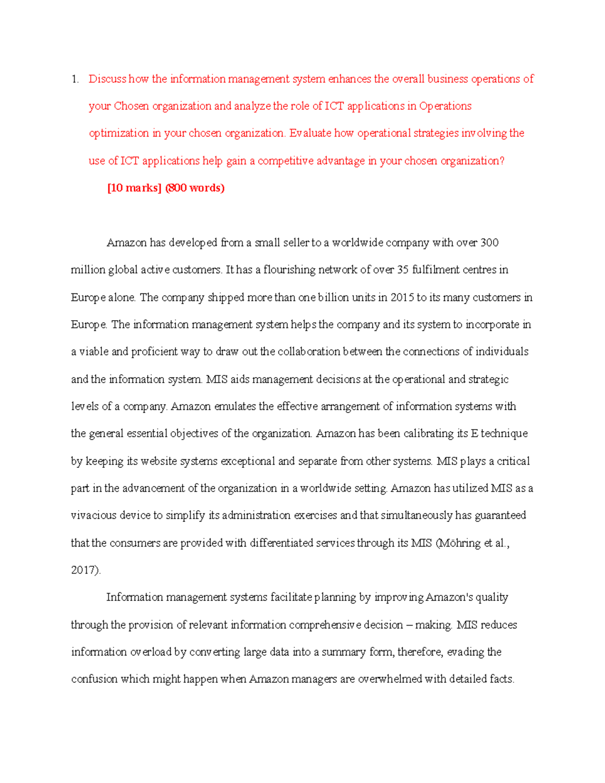 Amazon - Information technology (IT) is the use of any computers ...