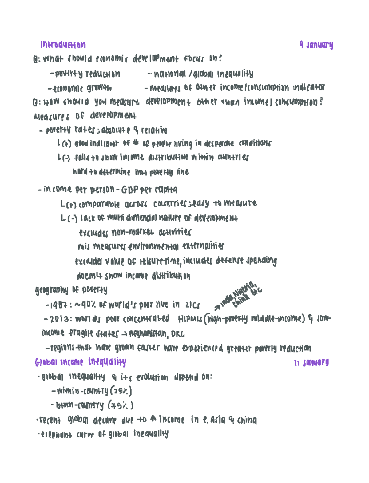 Week 1 Introduction - Professor Bilge Erten - introduction 9 January Q What shouldeconomic - Studocu