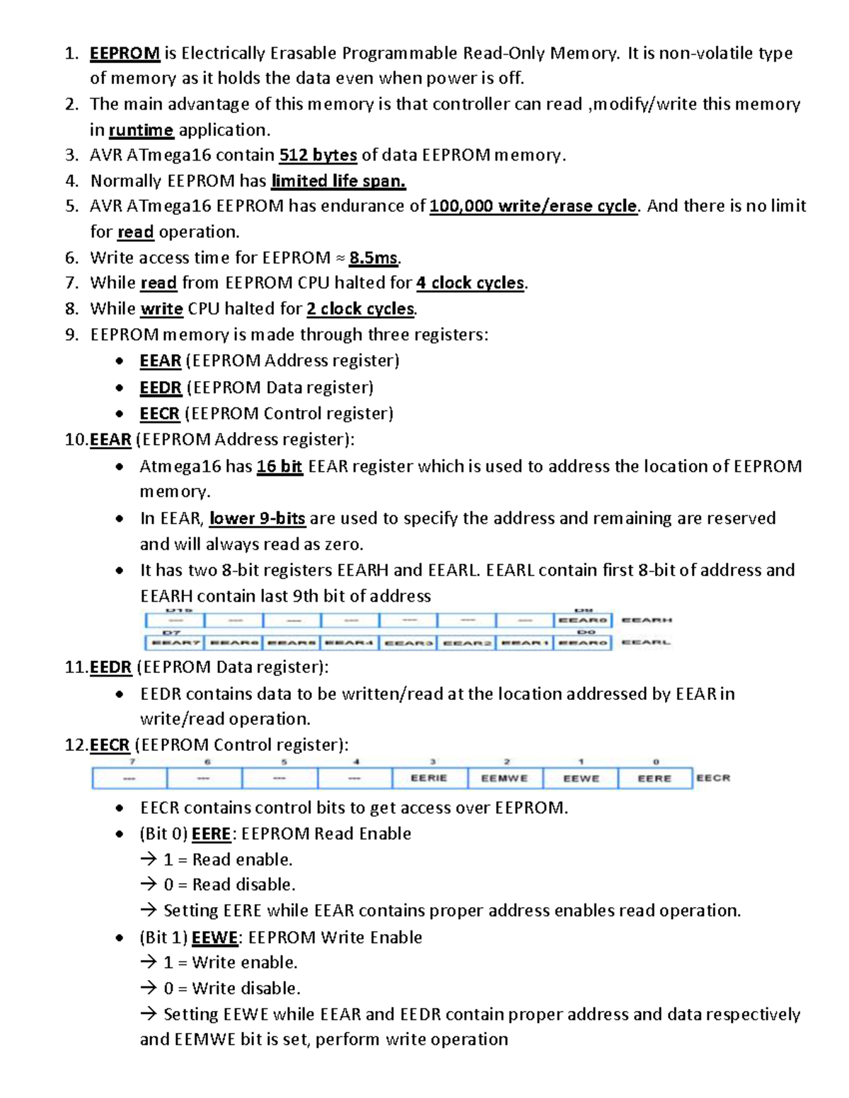 Embedded System Lec 6 Exploring Arduino Eeprom Is Electrically