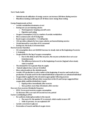 Test 5 Study Guide - All material for Test 5 - Test 5 Study Guide ...