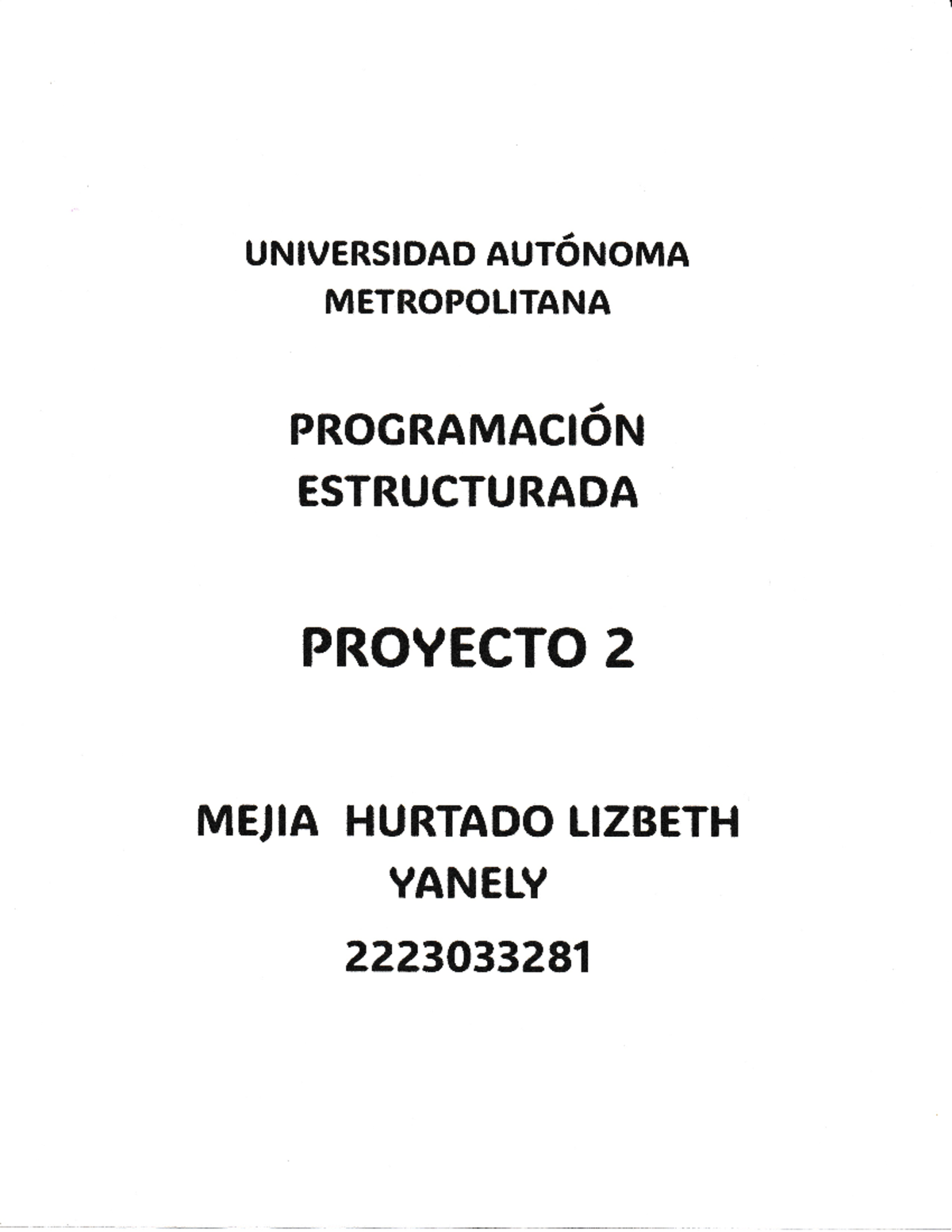 Progra - Fundamentos de Programación Estructurada - Studocu
