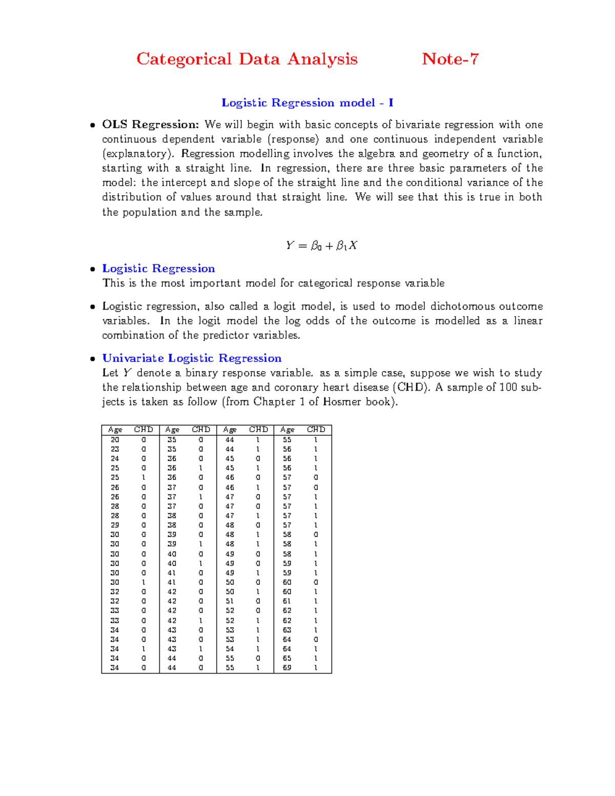 Note 7 - Quantitative methods - Categorical Data Analysis Note ...