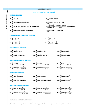 Calc1Review - a review for calc - BASIC REVIEW OF CALCULUS I This ...