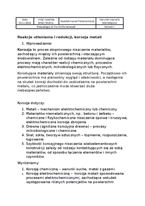 IBM sprawozdanie Ph - Dział: Skala Ph i hydroliza soli Data wykonania ćwiczenia Wykonujący - Studocu
