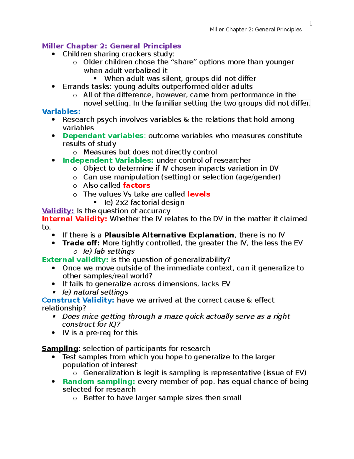 Miller Chapter 2- General Principles - Miller Chapter 2: General ...