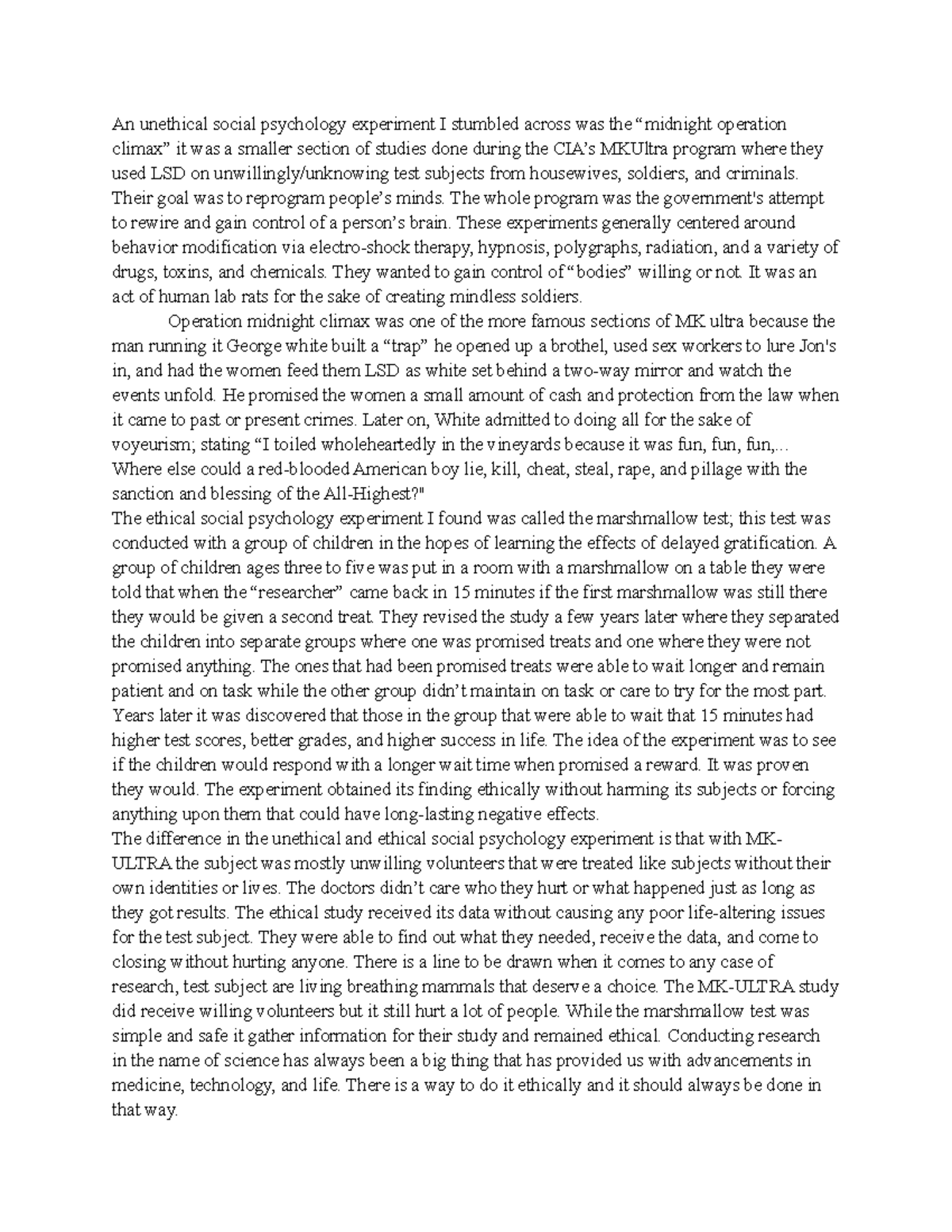 Ethics of Research - An unethical social psychology experiment I ...