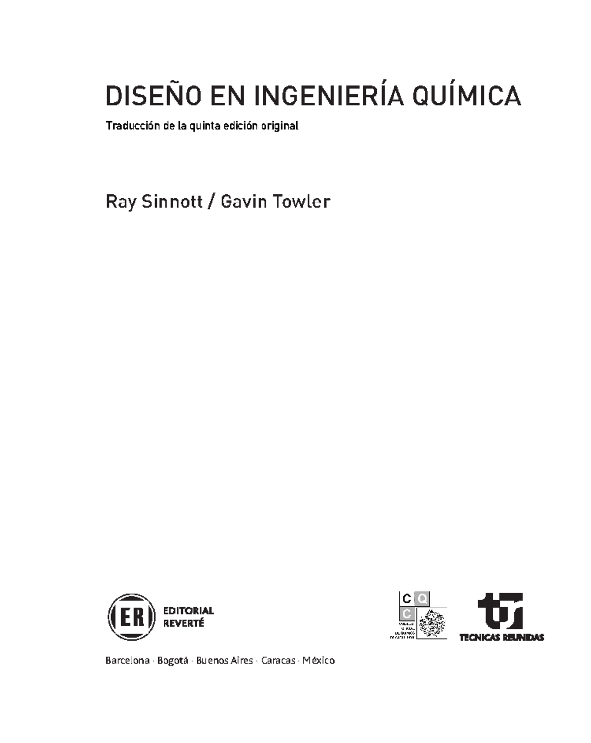 Book-attachment-3137 - DISEÑO EN INGENIERÍA QUÍMICA Ray Sinnott / Gavin ...