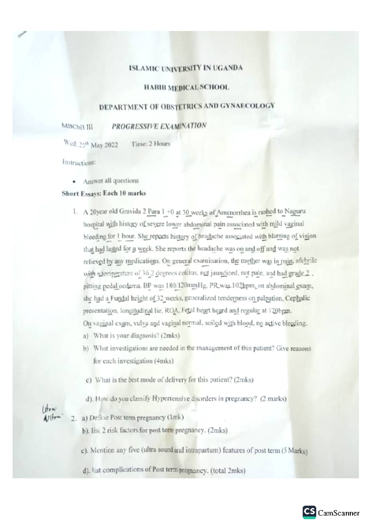 Obstetrics and gynecology progressive - Obstetrics& Gynecology ...