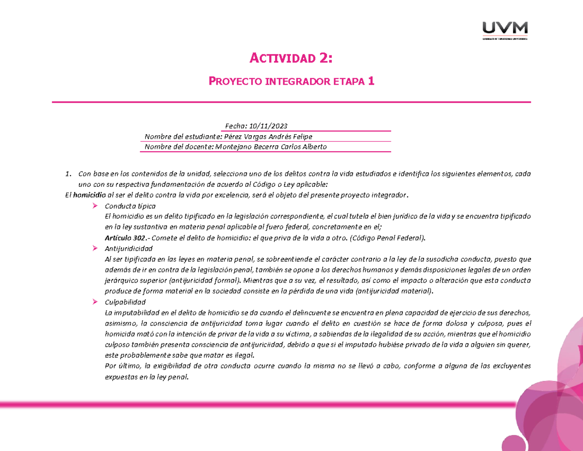 Actividad 2 Proyecto Integrador Actividad 2 Proyecto Integrador