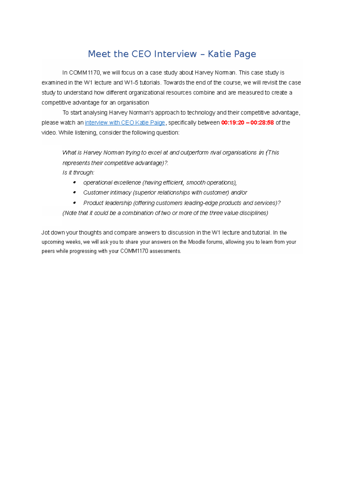 Meet the CEO Tutorial Work - Meet the CEO Interview – Katie Page In ...