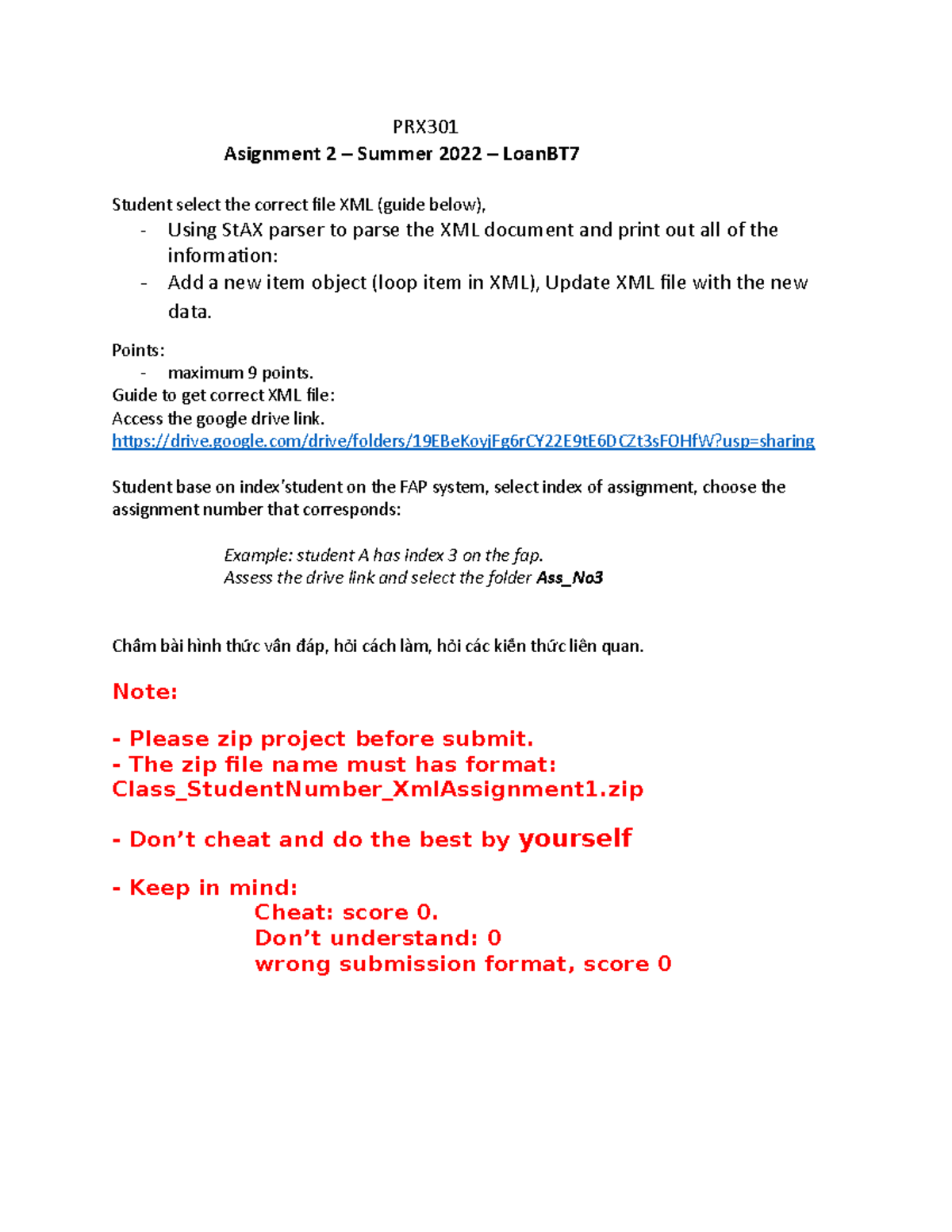 Assignment 2-summer 2022 - PRX Asignment 2 – Summer 2022 – LoanBT Student select the correct ...