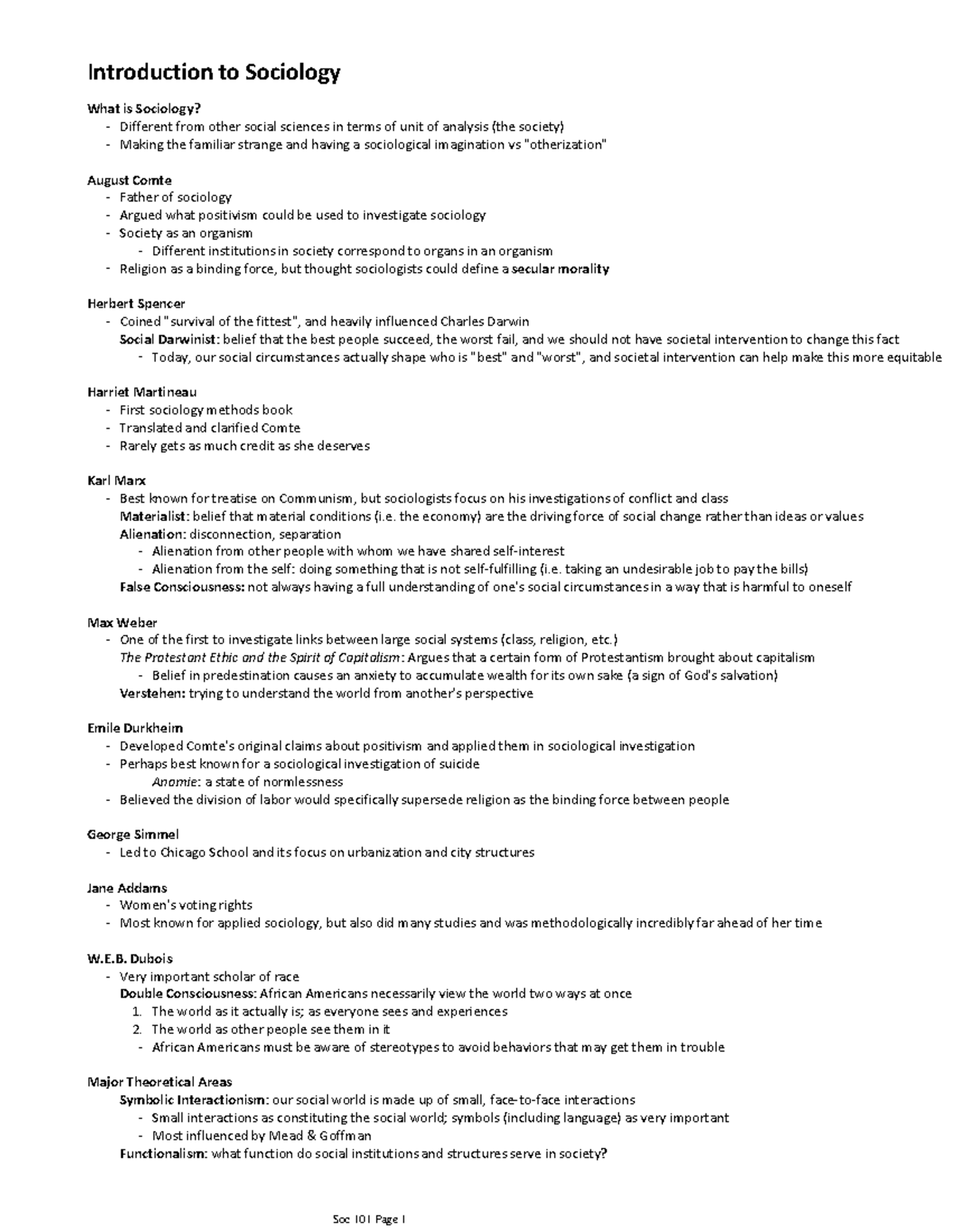 Introduction to Sociology - Warning: TT: undefined function: 32 Different from other social ...
