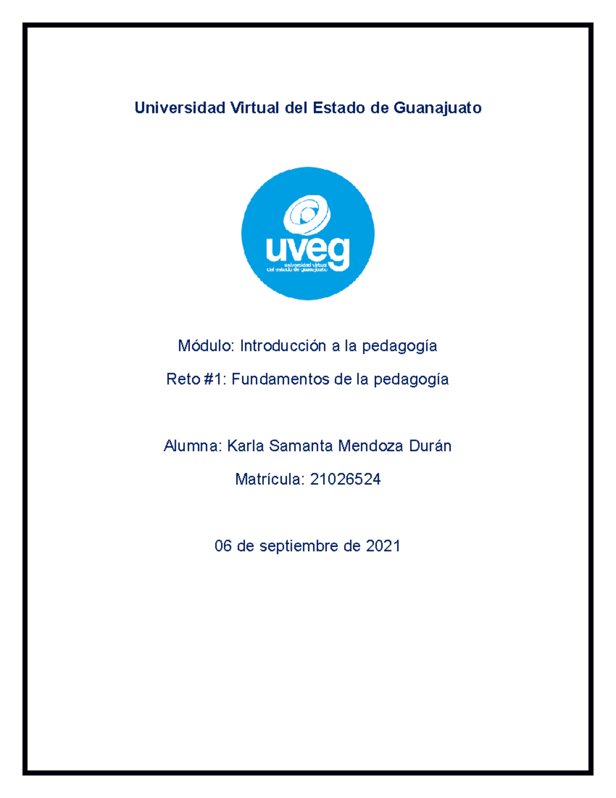Int a la Ped Reto 1 - Apuntes - Universidad Virtual del Estado de ...