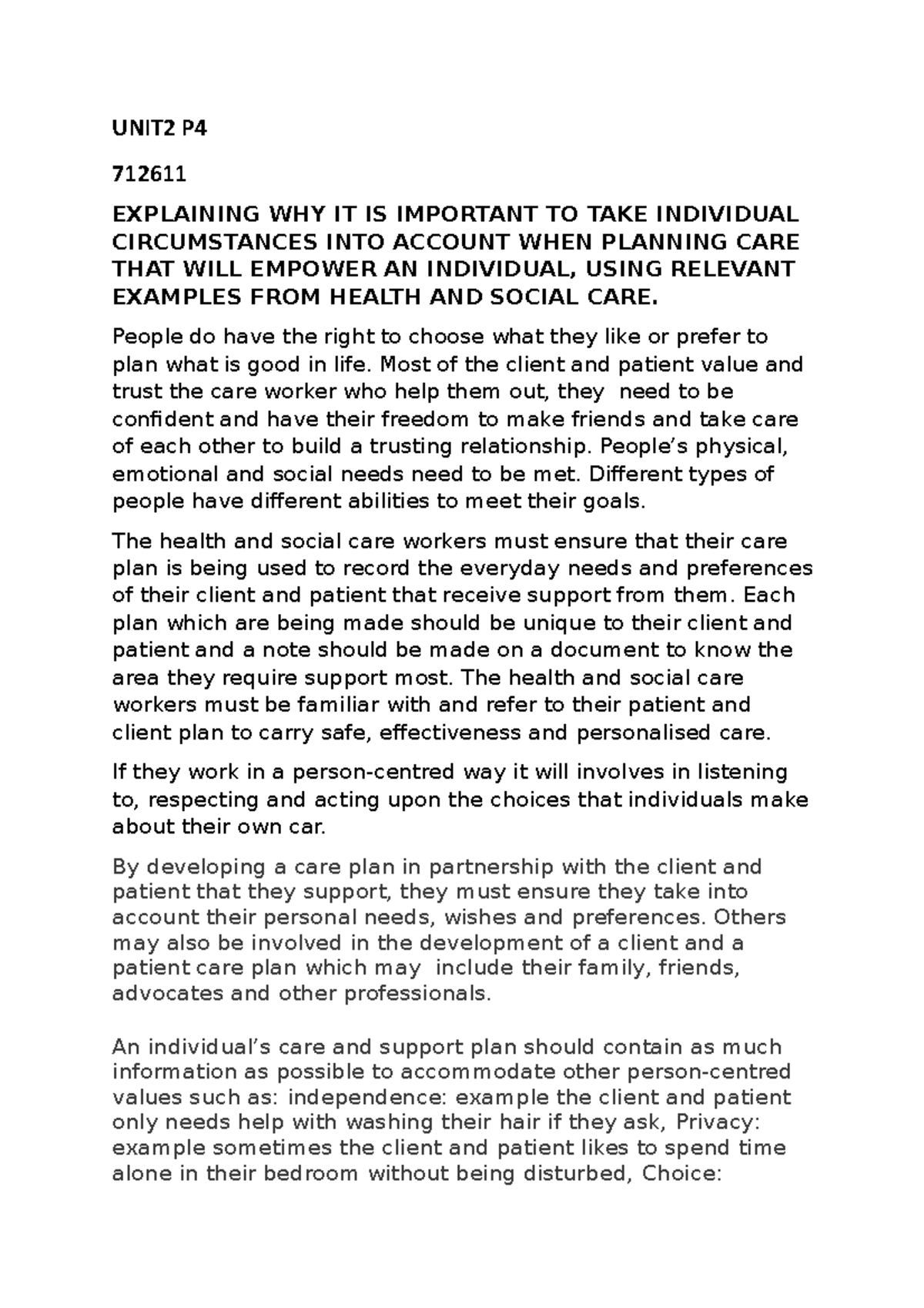 EXPLAINING WHY IT IS IMPORTANT TO TAKE INDIVIDUAL CIRCUMSTANCES INTO explaining-why-it-is-important-to-take-individual-circumstances-into