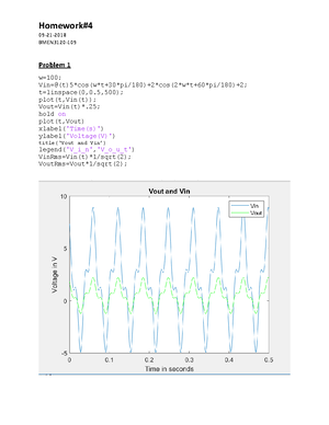 Lab 5 Diode Circuits – Prelab Assignment - **Lab 5: Diode Circuits – Prelab Assignment (10 ...