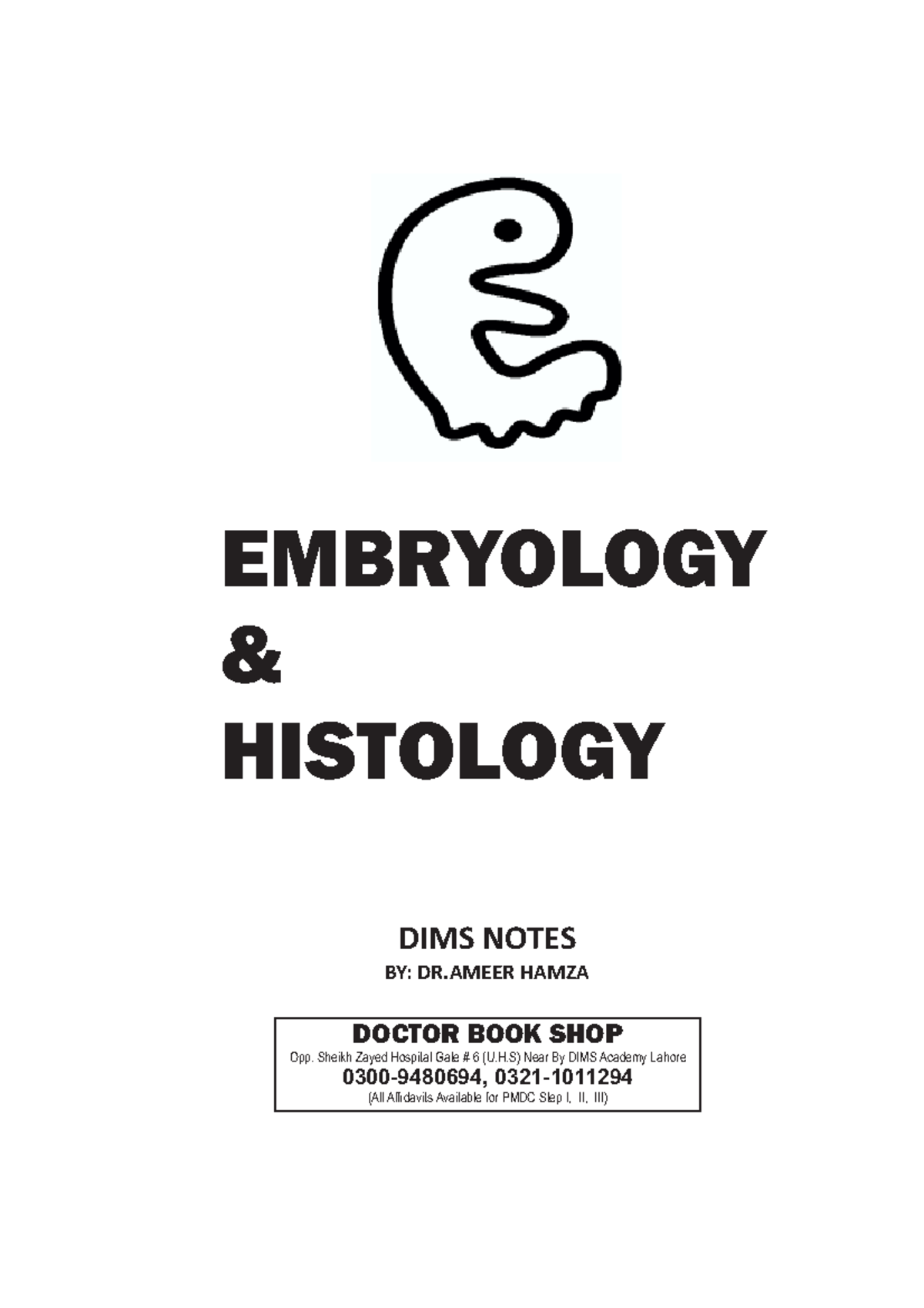 Dims notes embryology and histology pdf xg3 dr notes - Anatomie ...