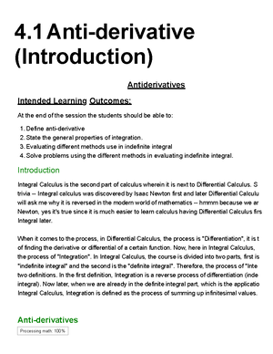 Lesson 5 part 2 Differential Equations CE 208- Integration Course 1 for ...