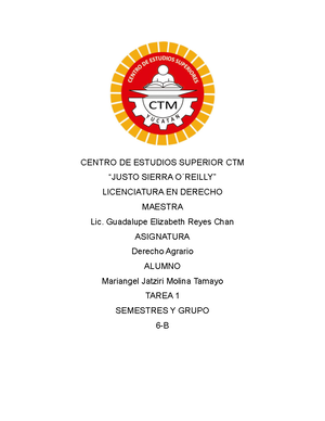 ADA 5 Jurisdiccion - Derecho Constitucional - CENTRO DE ESTUDIOS SUPERIORES CTM MATERIA: TEORIA ...