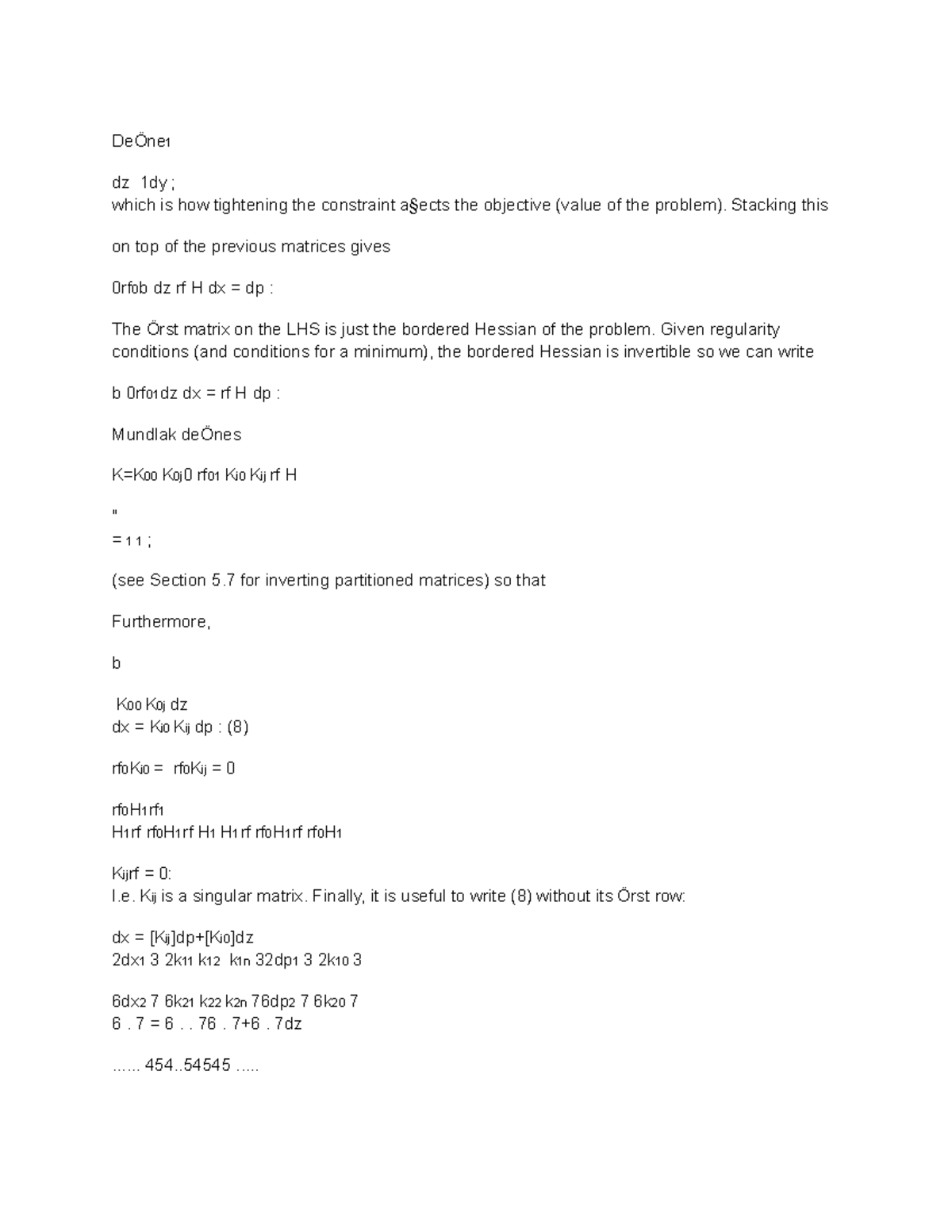 Def - notes for eco lecture - DeÖne 1 dz 1dy ; which is how tightening ...