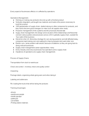 Chapter 10 lecture notes - Chapter 10 lecture notes •Define supply ...