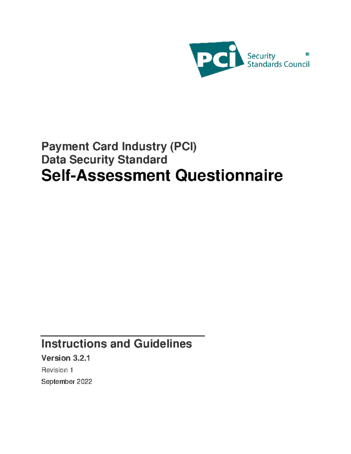SAQ Instr Guidelines v3 2 1 r1 - Payment Card Industry (PCI) Data ...