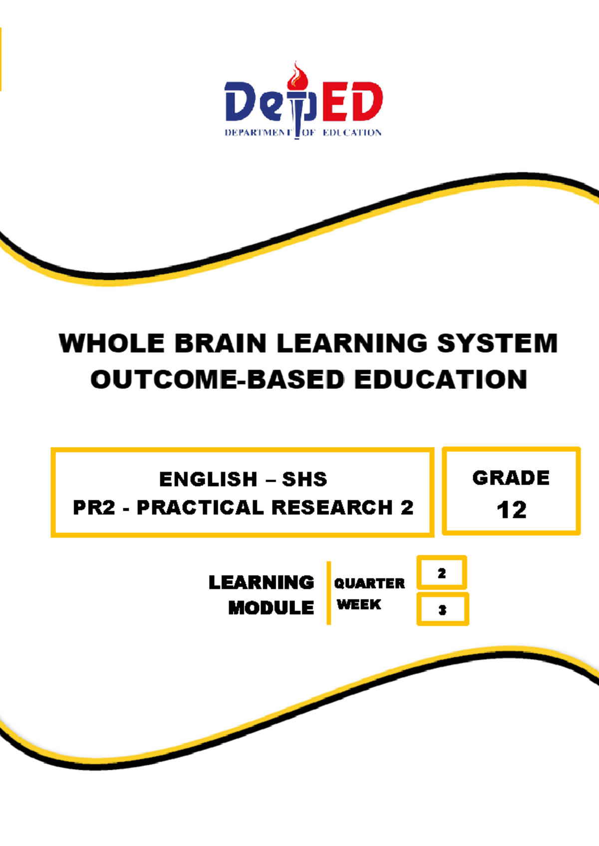 Practical-Research-2-Q3W3-1 - ENGLISH – SHS PR2 - PRACTICAL RESEARCH 2 ...