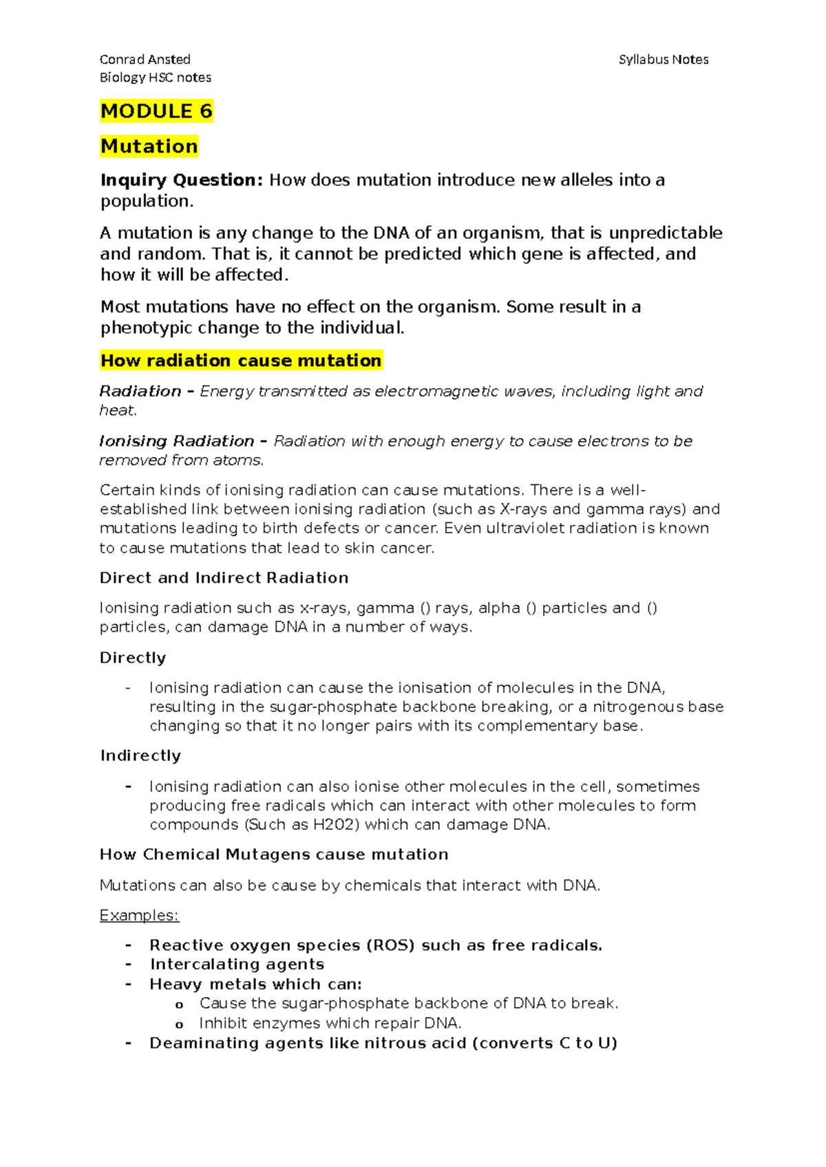 Module 6 Notes - A paragraph is a self-contained unit of discourse in ...