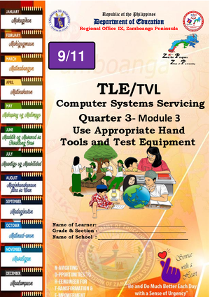 Technology AND Livelihood Education EXAM - TECHNOLOGY AND LIVELIHOOD ...