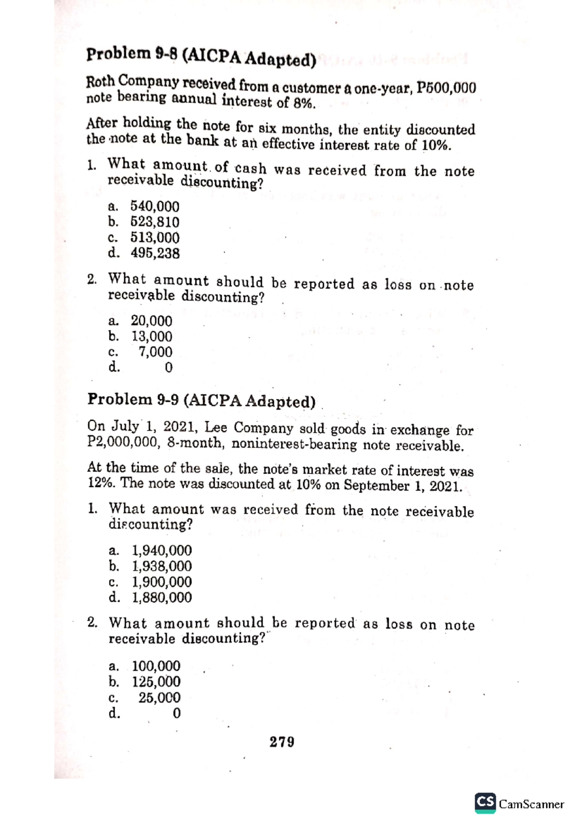 Problem 9 - Intermediate Accounting (Volume one) 2021 edition by: Valix ...