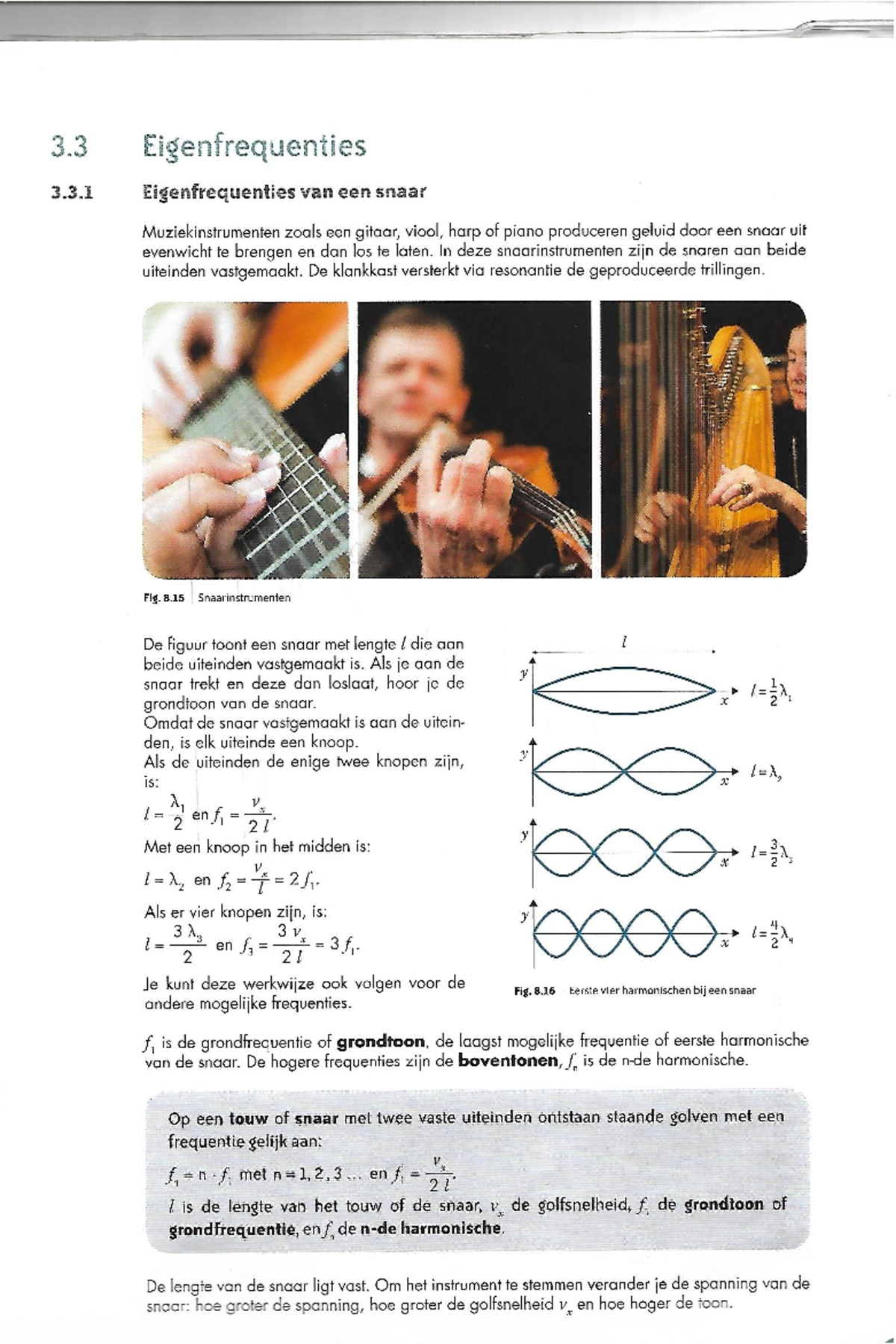 6F2 Lopende golven eigenfrequentie snaar en luchtkolom - 3 ...