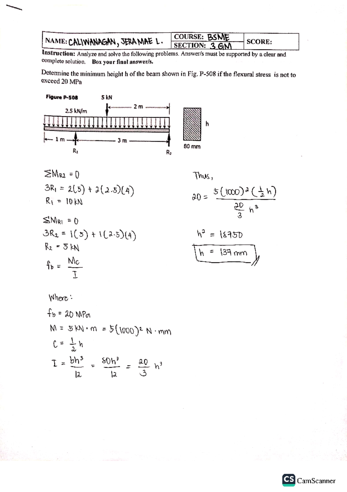 Mechanics of Deformable Bodies - Studocu