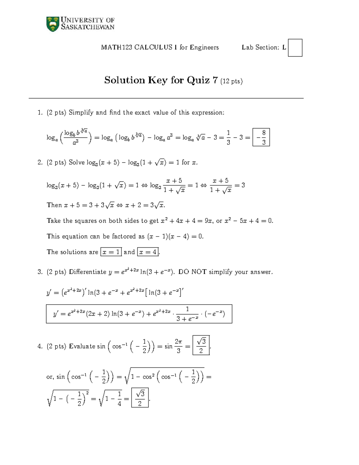 Exam November 2015, Questions And Answers - Seventh Of Nine Weekly ...
