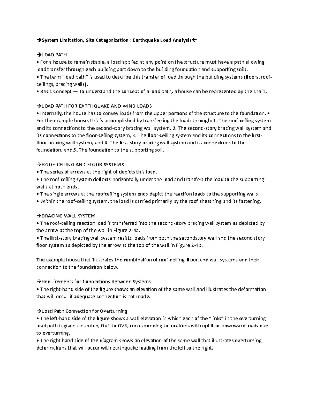 System Limitation - System Limitation, Site Categorization : Earthquake ...