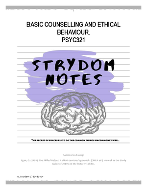Group assignment psyc 321 - Instructions: You have been assigned to a ...