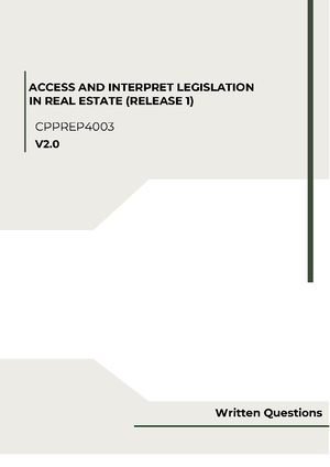 [Solved] Scenario Whilst you have been away on annual leave the Principal - Access and interpret ...
