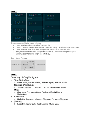 FIT3152 Lecture 01 - Tutorial1 - Draft: do not circulate FIT3152 Data analytics– Lecture 1 - Studocu