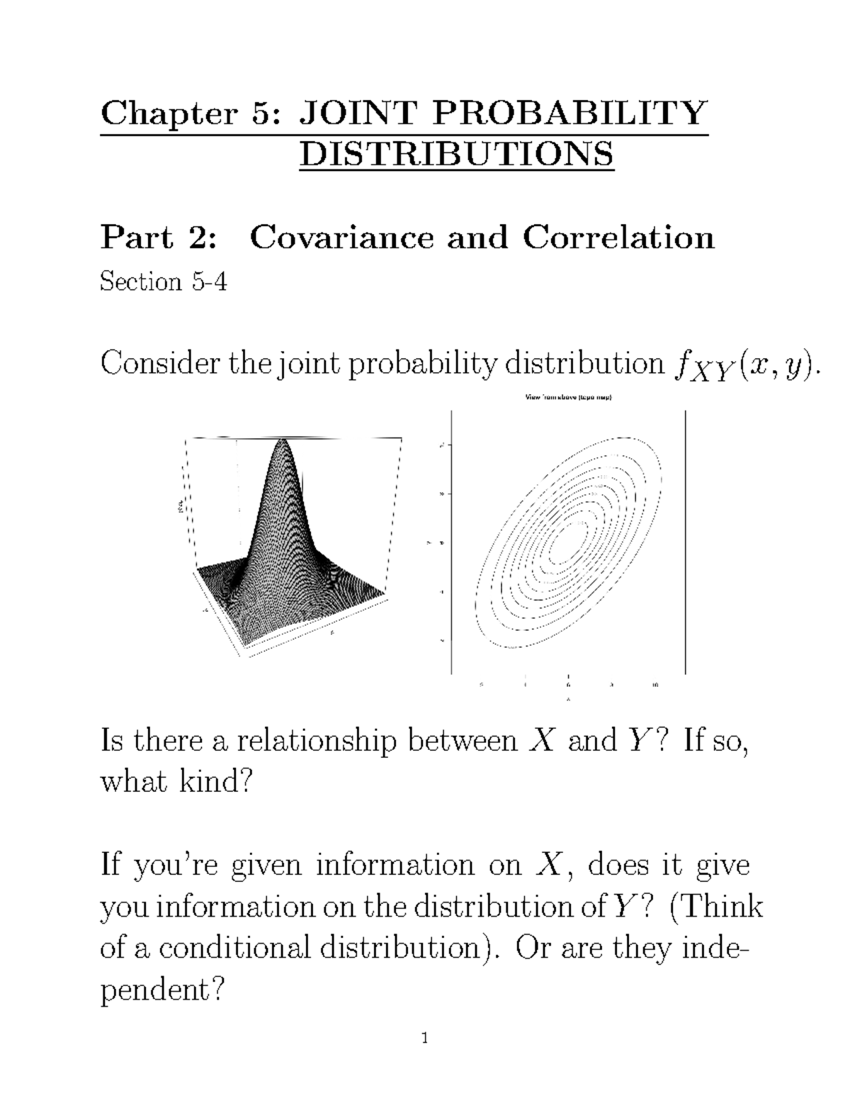 Ch5 pt2 - Lecture note for signal processing - Chapter 5: JOINT ...