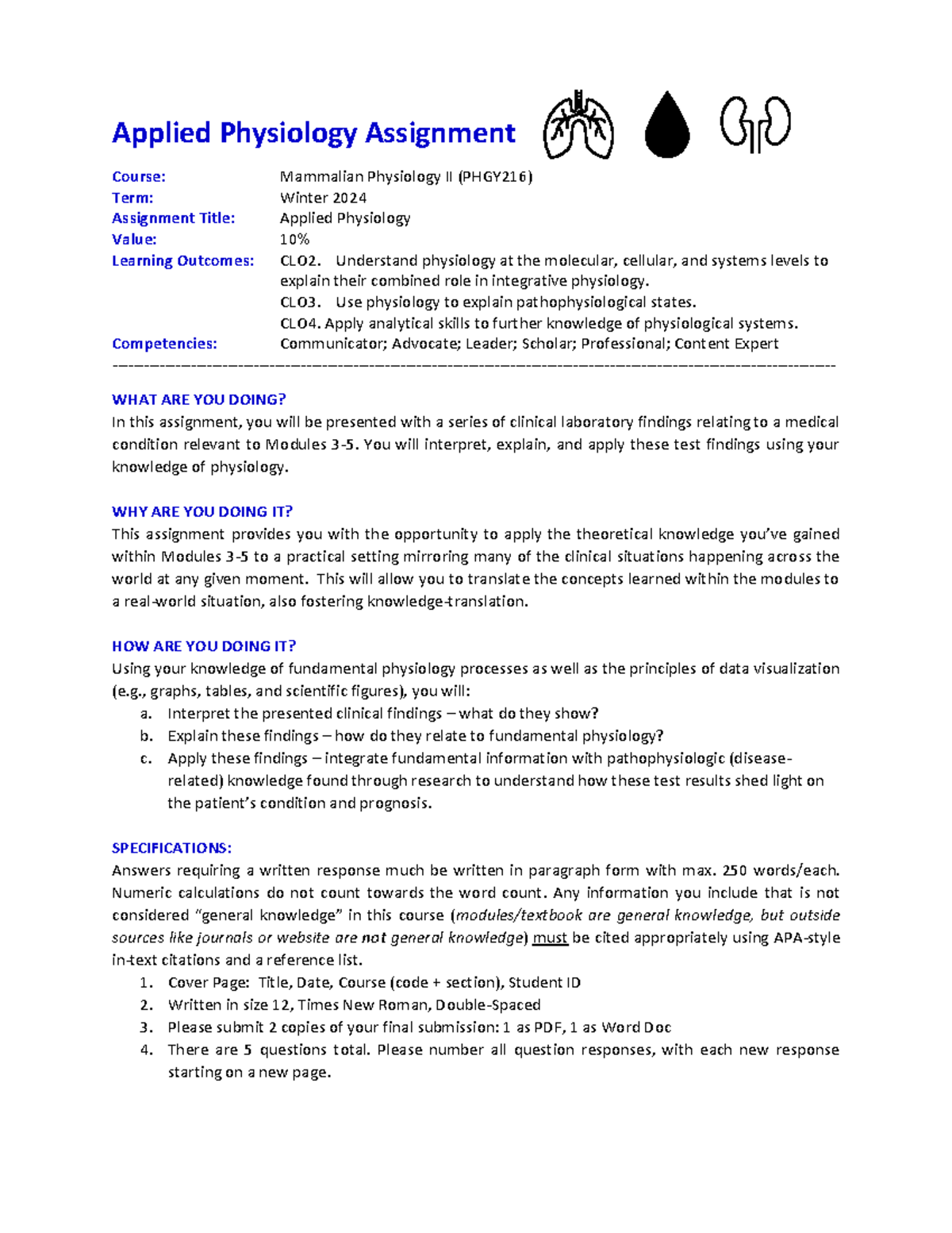 Applied Physiology - Understand physiology at the molecular, cellular ...