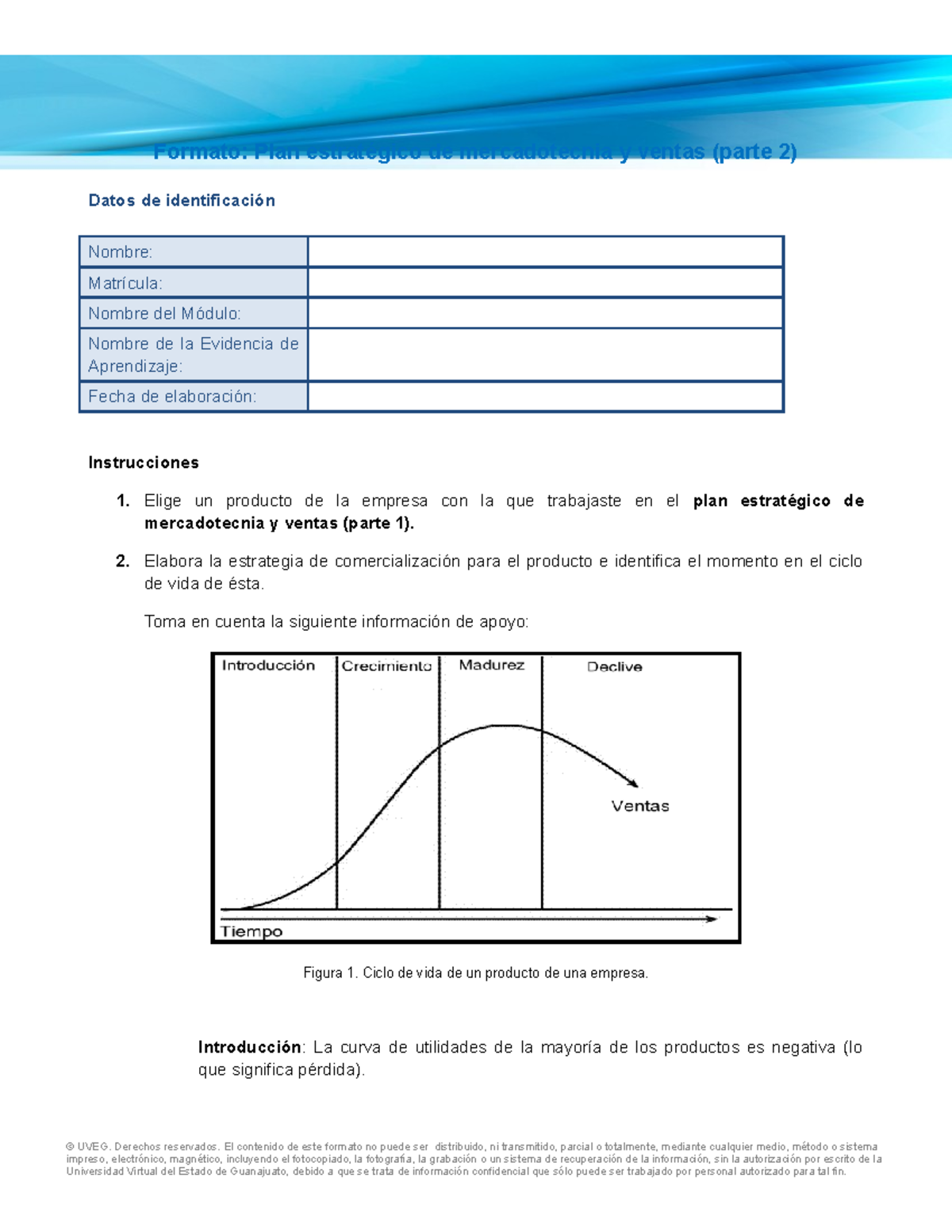 - PEMy V U2 AA2 EA6 Formato - Formato: Plan estratégico de ...