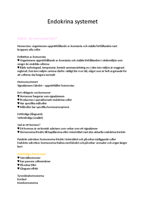 Nervsystemet - Det sensoriska systemet – nervsignaler från sinnesceller ...