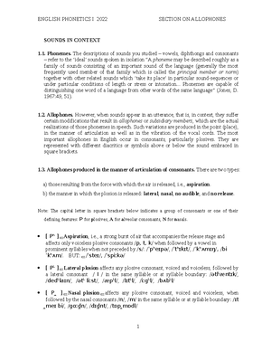 Elision - ENGLISH PHONETICS AND PHONOLOGY ELISION Elision is closely ...