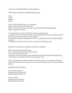 VCR word slashers - Word slasher terminology worksheet. - VCR word ...