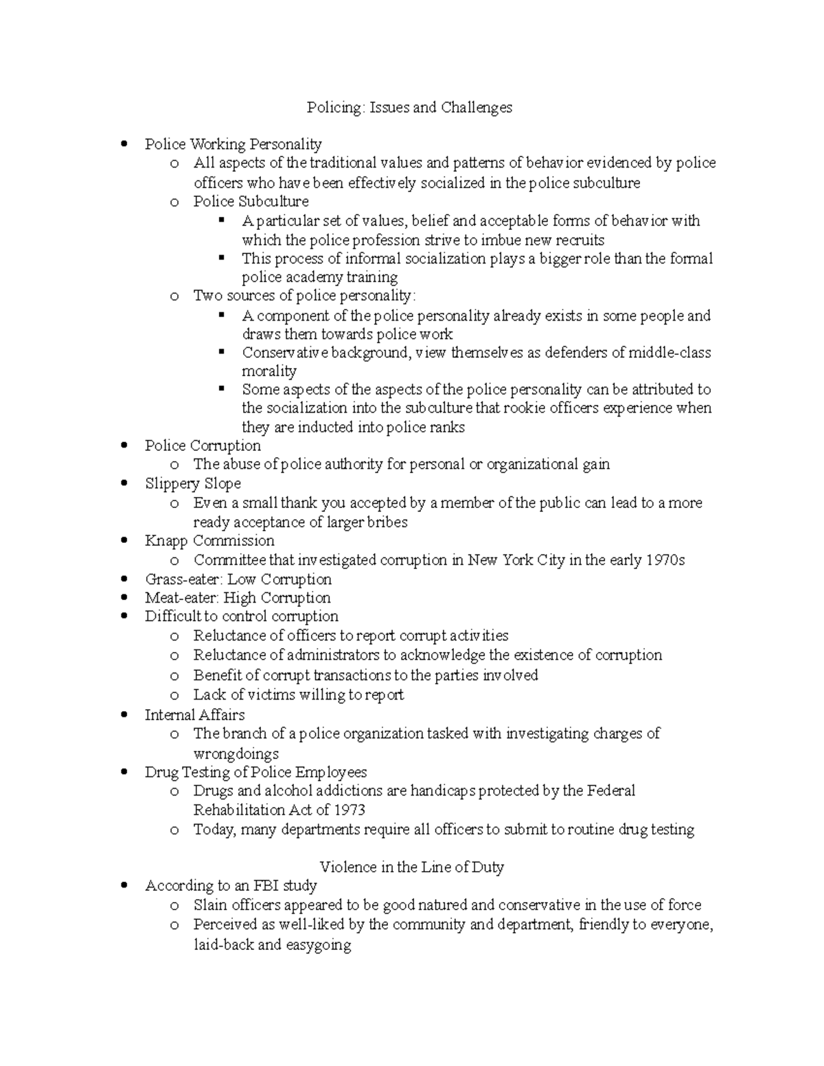 Policing issues and challenges - Policing: Issues and Challenges Police ...