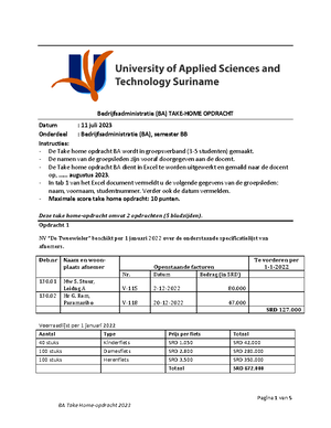 SHL PP Traject 2023-2024 - UNASAT SURINAME School of Management ...