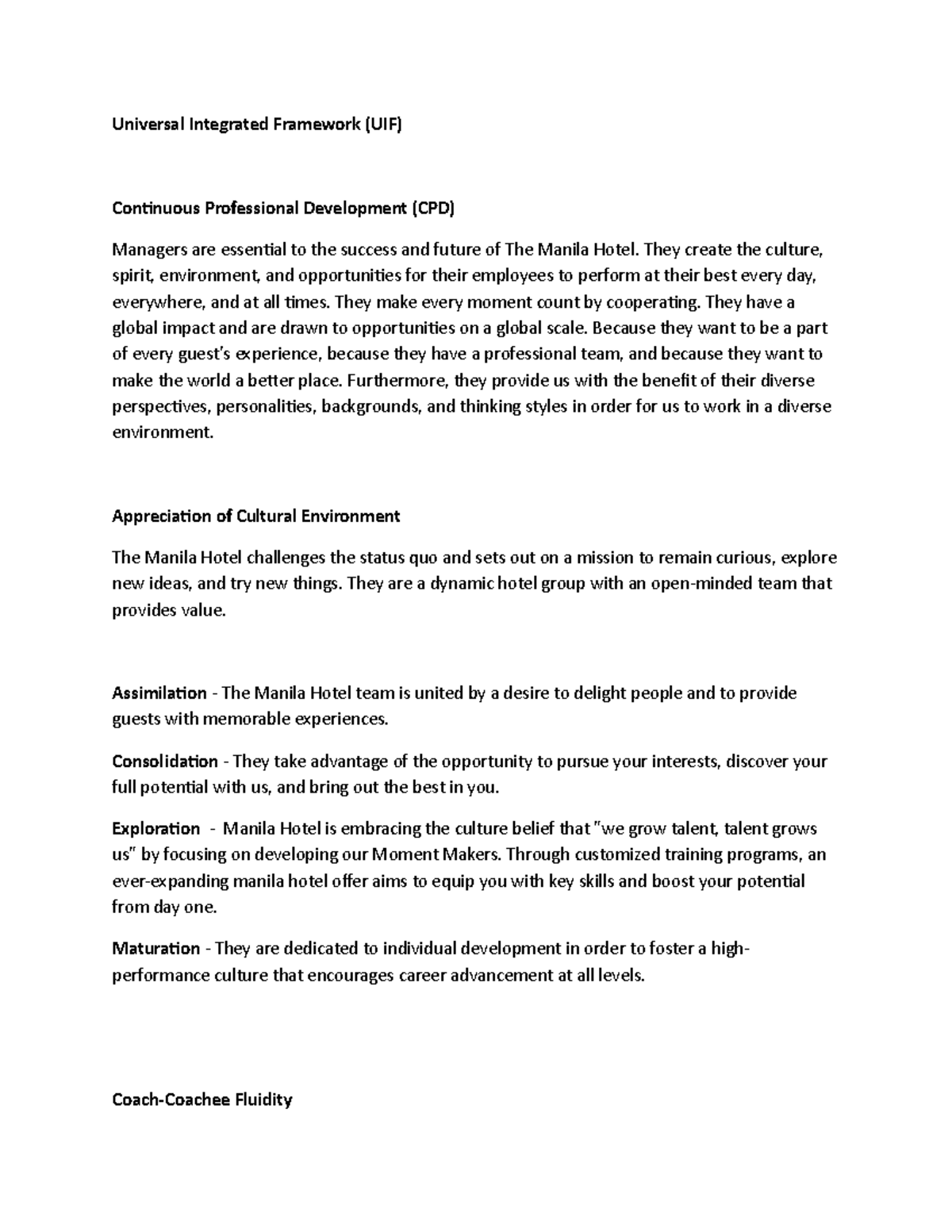 UIF-anthony - UIF - Universal Integrated Framework (UIF) Continuous ...