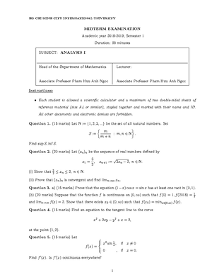 Real Analysis, Homework for Chapter 0 + 1 - EXERCISES AND PROBLEMS FOR ...