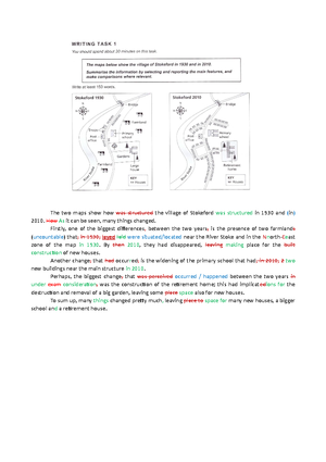 TASK ONE export - Esempio IELTS Task One (corretto) - The charts show ...