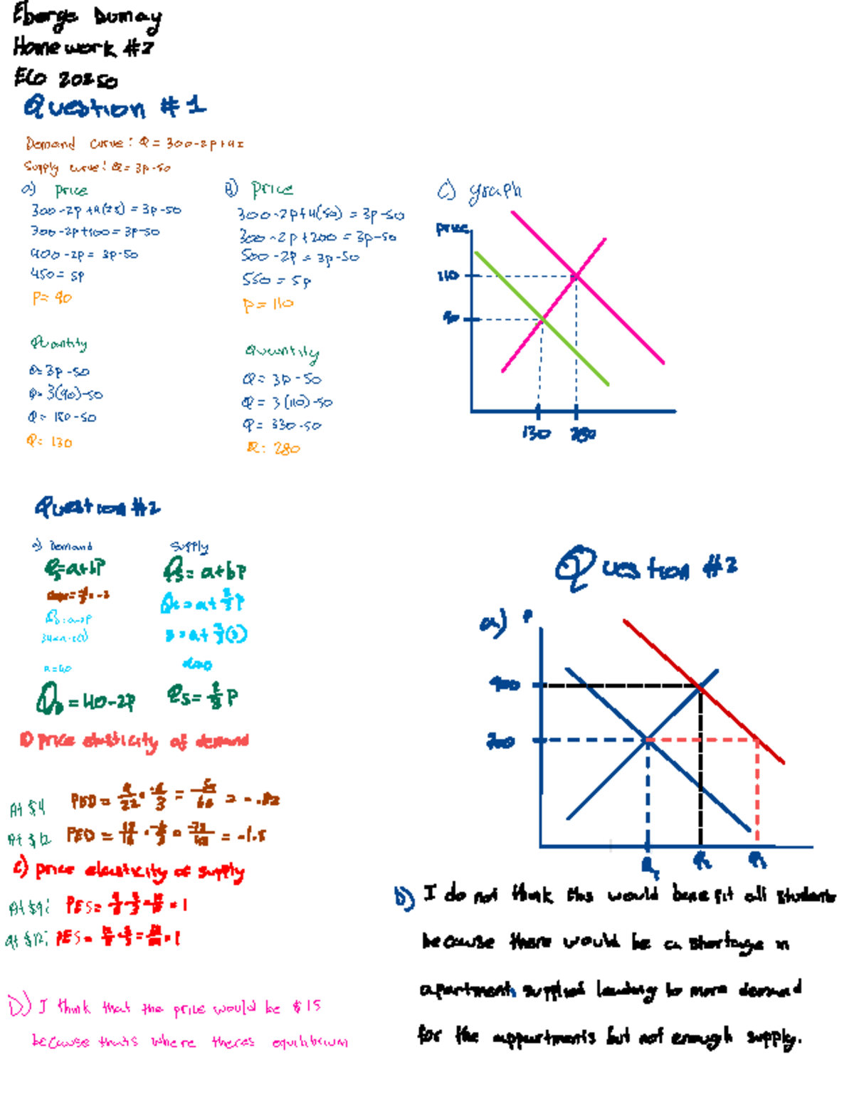 Intermediate micro Econ homework - Eberge Dumay Homework # Elo 20250 ...